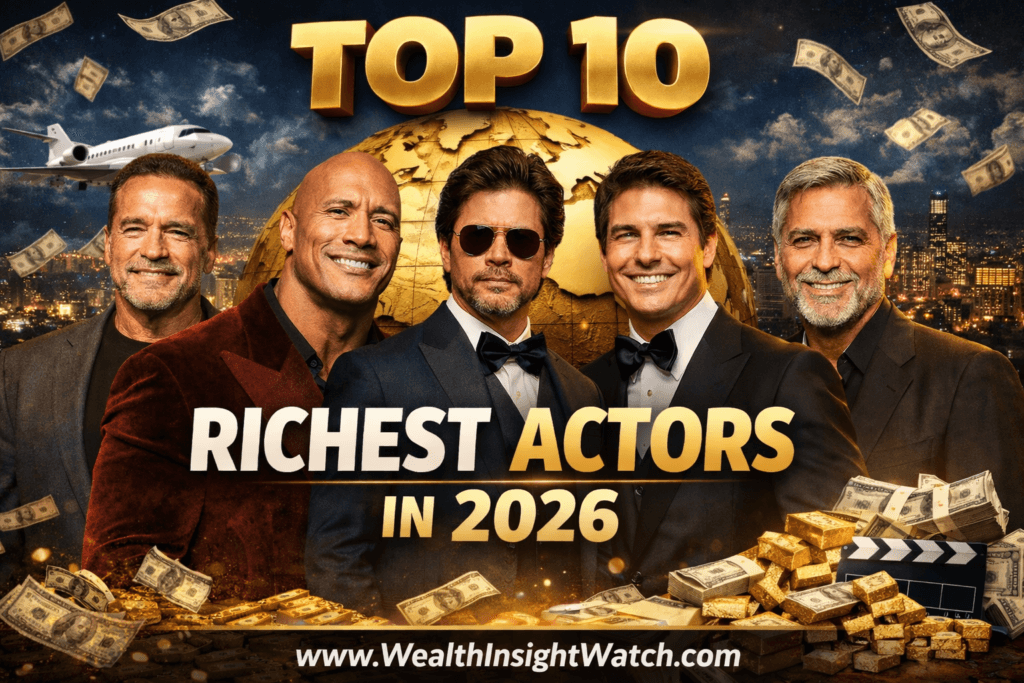 Top 10 Richest Actors in 2026: Global Net Worth Ranking